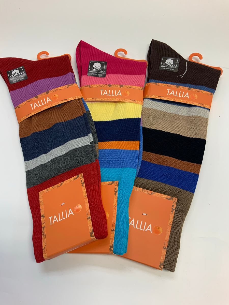 Tallia Socks- Color Blocked – Giovanni's Fine Fashions
