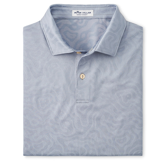 Peter Millar Carl Topography Performance Jacquard Polo MS22EK80S ...